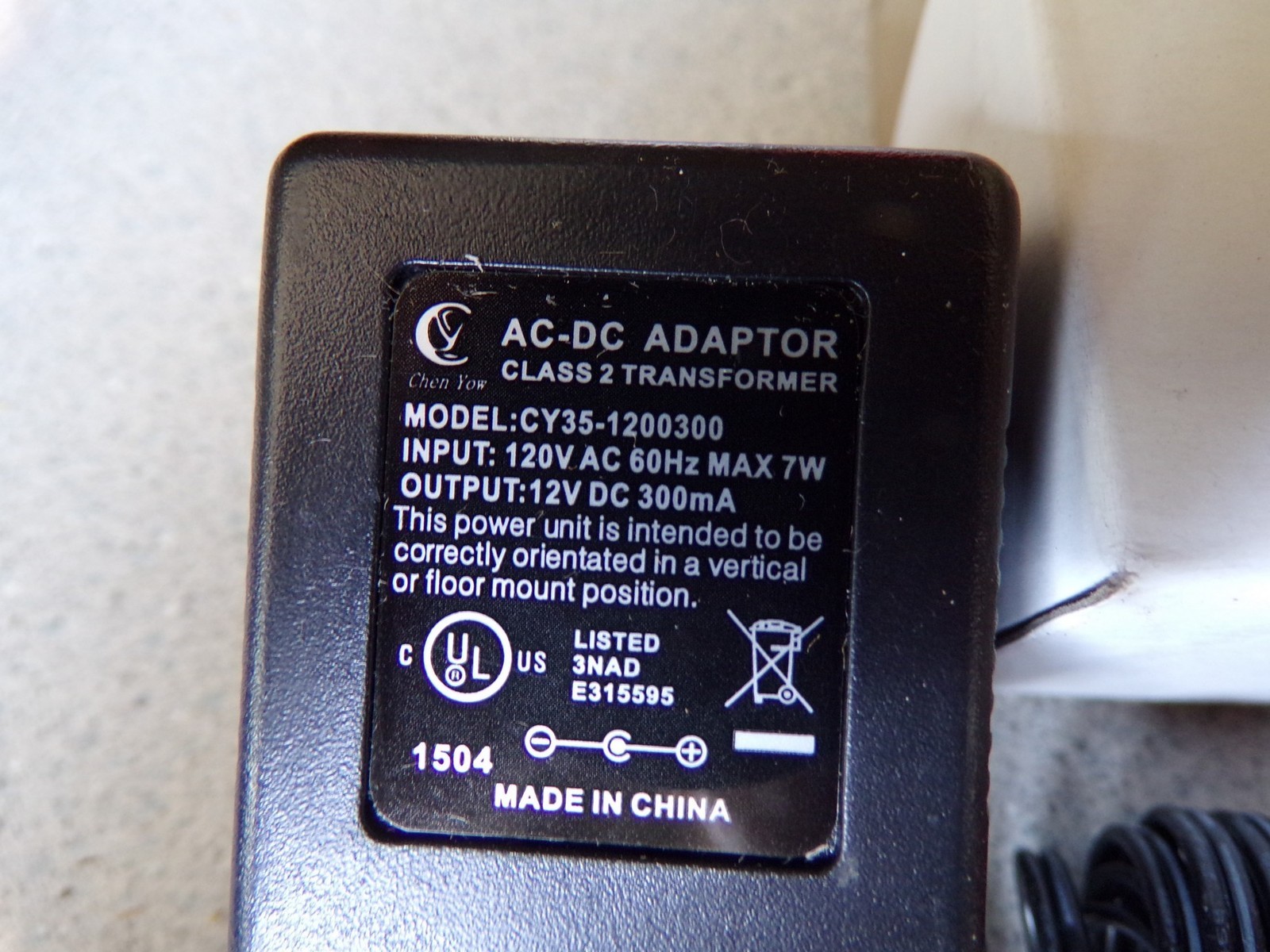 NEW Class 2 Transformer 120V 60Hz CY35-1200300 *FREE SHIPPING* | eBay