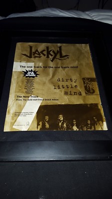 Jackyl Dirty Little Mind Rare Original Radio Promo Poster Ad Framed! | eBay
