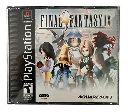 Final Fantasy 9 IX - PS1 PS2 Playstation Game No Manual - 4 Discs ...