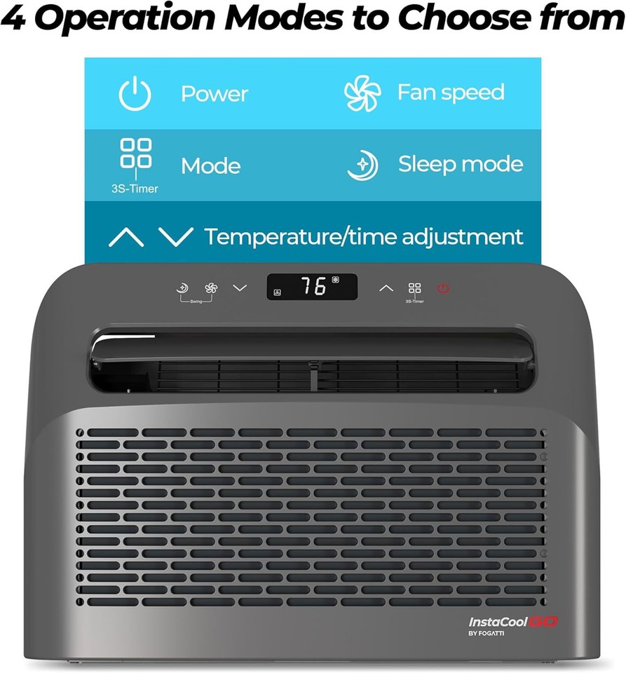 6500 BTU RV Window Air Conditioner Portable AC Unit Cooling for RV ...