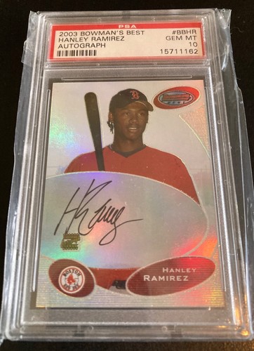2003 Bowman's Best #BBHR Hanley Ramirez RC autograph • PSA 10 | eBay