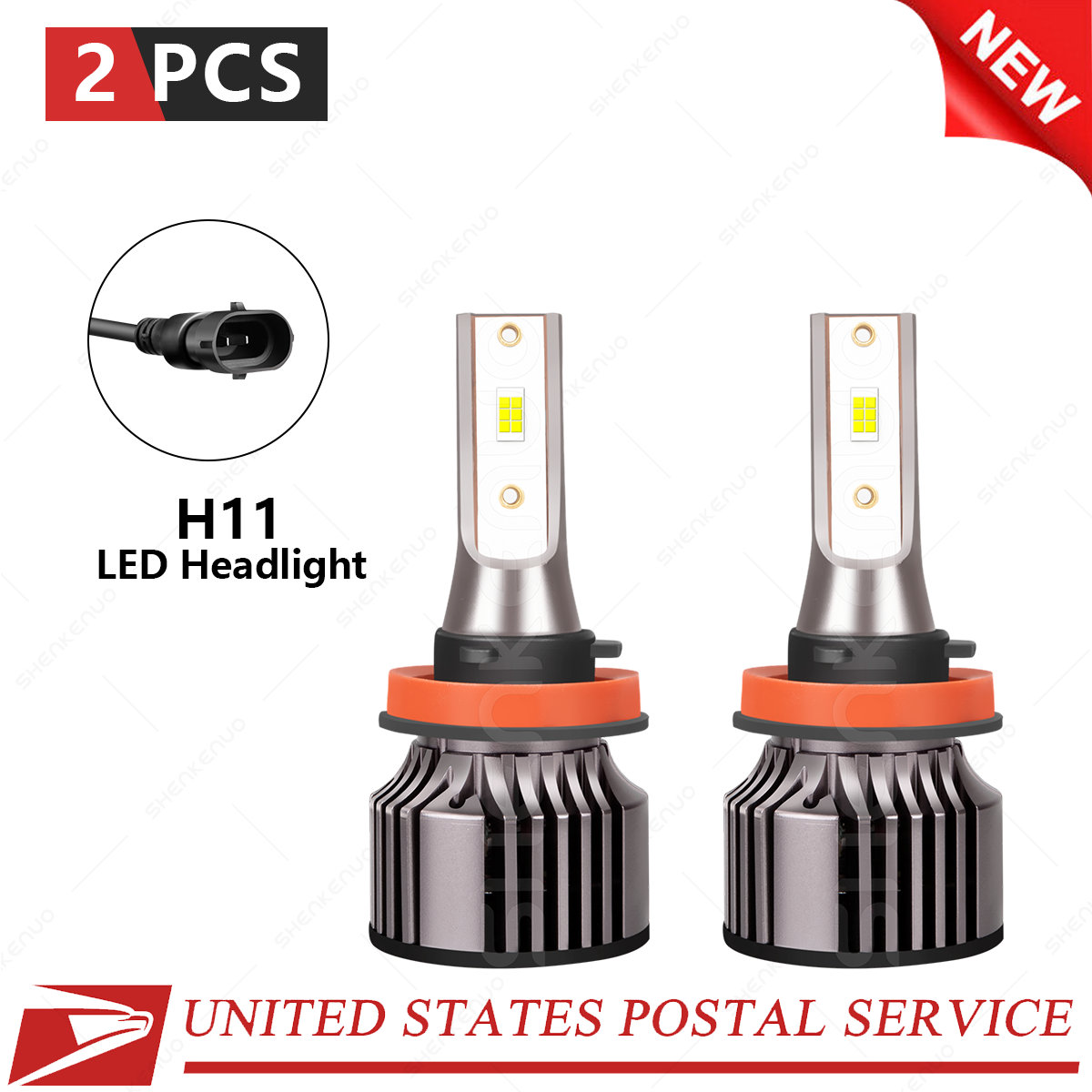 LED For HONDA INSIGHT 2010-2014 Headlight Kit H11 6000K White Bulbs low ...
