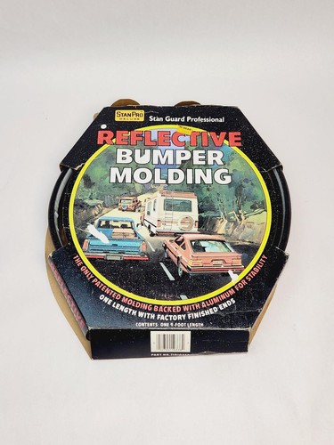 Stanpro Deluxe Reflective Bumper Molding - 9 ft, New Open Box, Vintage ...