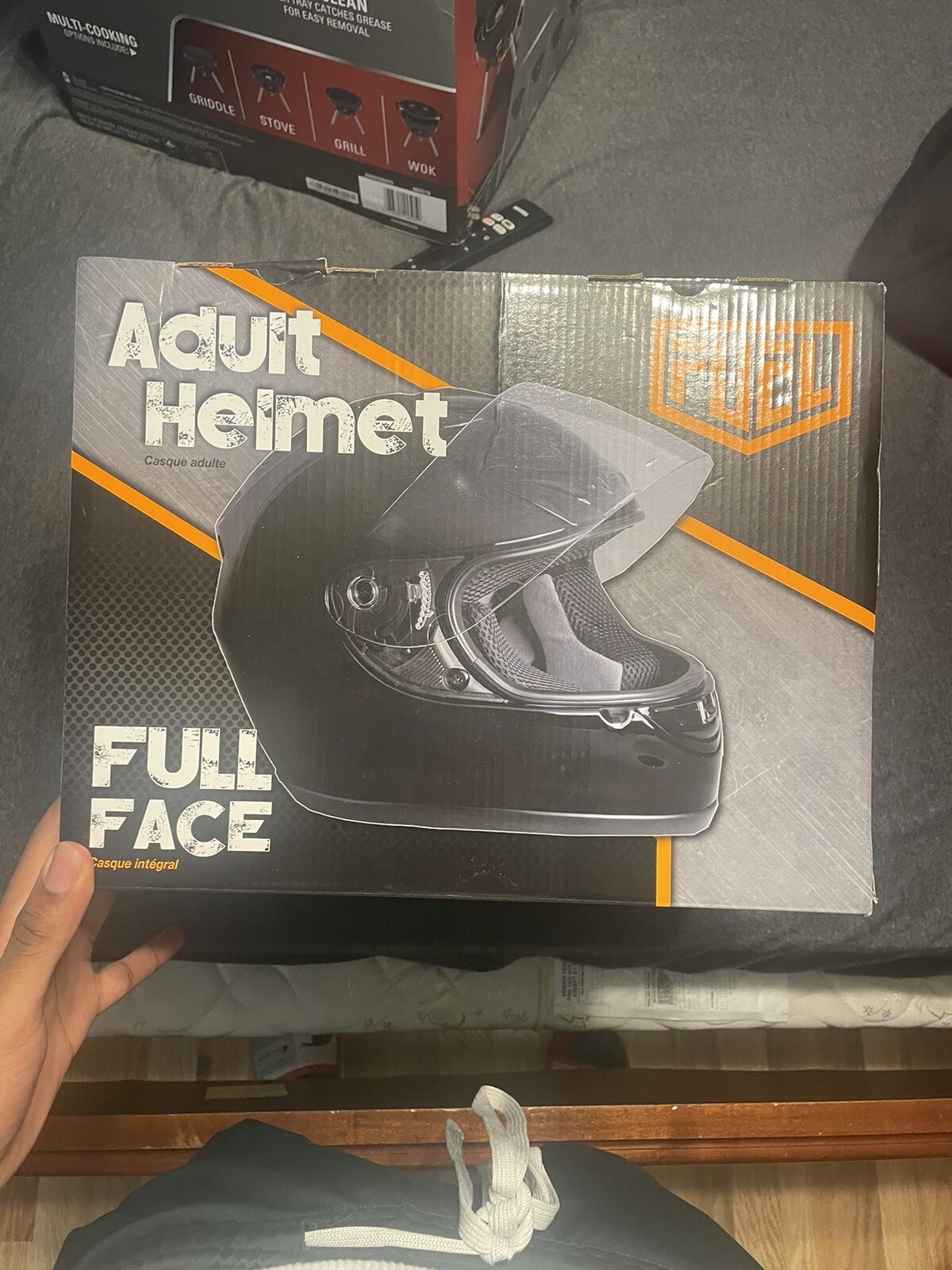 Fuel Helmets SH-FF0015 Unisex-Adult Full Face Helmet, Gloss Black ...