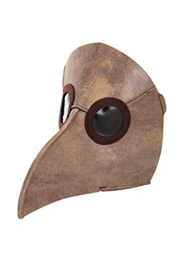 Plague Doctor Mask Black Death Bird Adult Halloween Costume Accessory ...