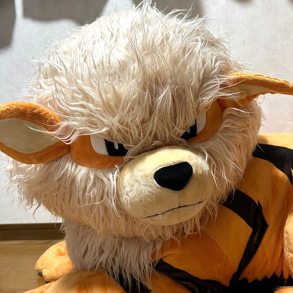 Pokemon Online Limited Arcanine Windie Giga Jumbo Plush Toy 1/2 Scale ...