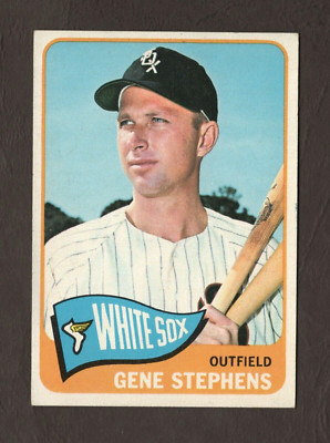 1965 Topps Baseball Card #498 Gene Stephens – Chicago White Sox | eBay