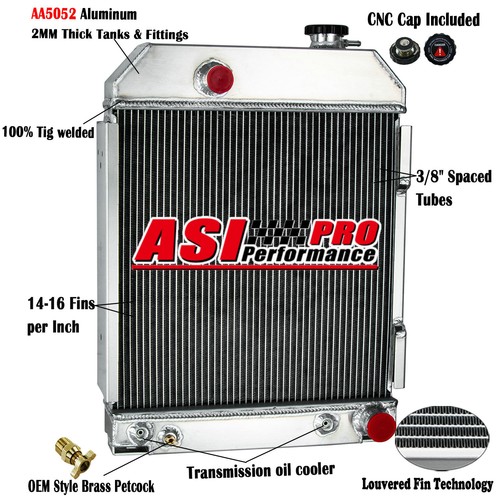 4 Row Tractor Radiator for Ford New Holland 5110 6410 6810 7610 7810 ...