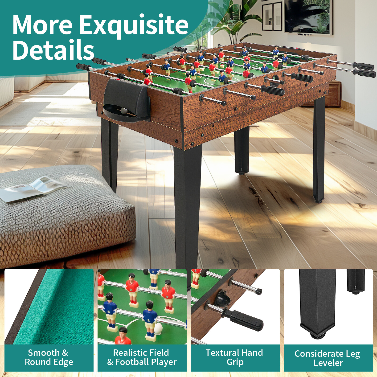 MOPHOTO 12 in-1 Combo Game Table Set - 2x4ft Multi Game Table,Kids ...