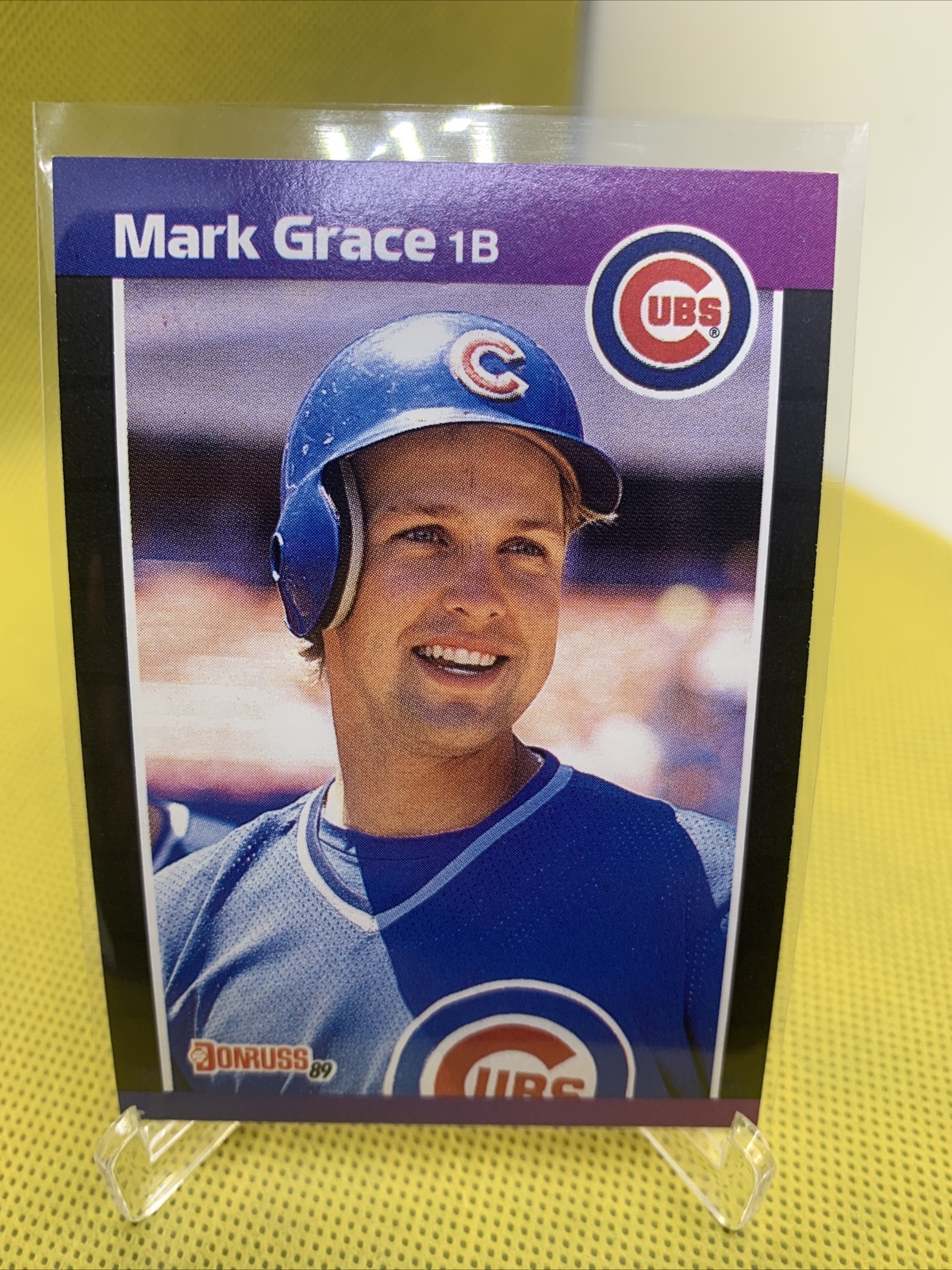 Mark Grace Baseball Card #255 Donruss Chicago Cubs MLB HOF Mint | eBay
