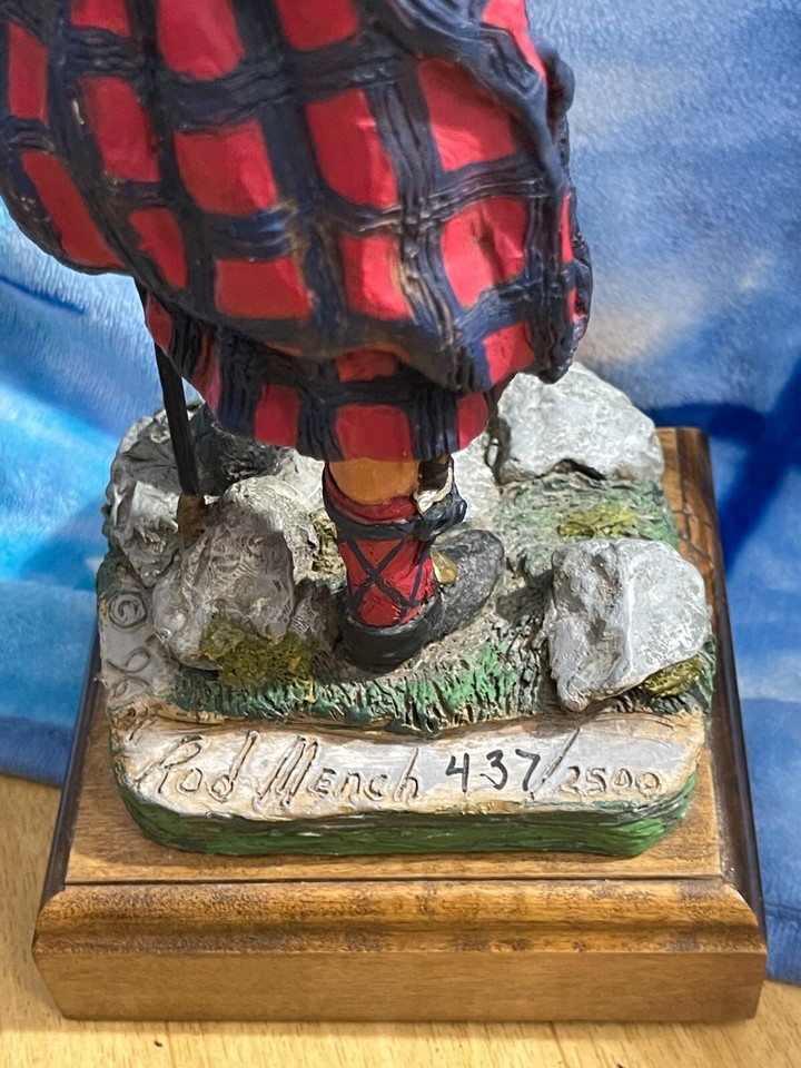 Vintage British Scottish or Irish Historical Sculpture Signed by Rod ...
