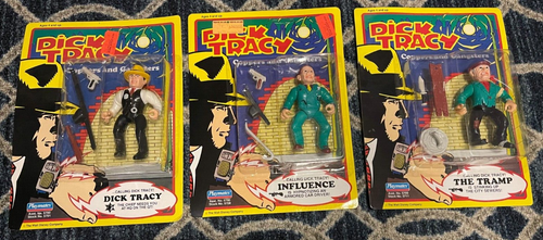 Playmates Dick Tracy 3 Action Figure Lot Tracy - Influence - The Tramp ...