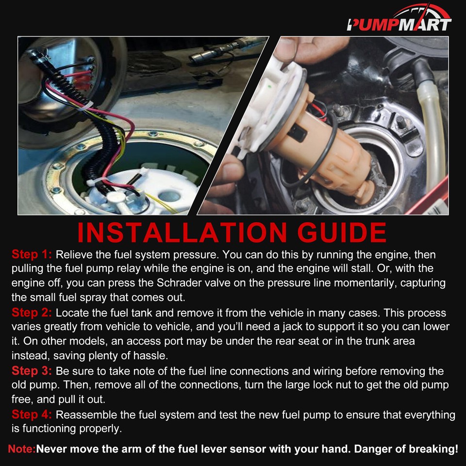 Universal Rotary Vane Electric Fuel Pump 100 GPH 18 PSI-P4601HP 3/8 ...