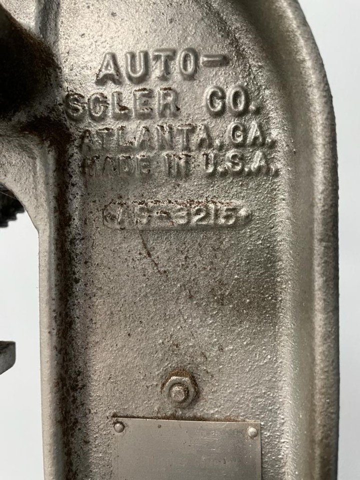 Vintage Auto-Soler Heel Wheel Shoe Repair Nailer Press Machine Hand ...