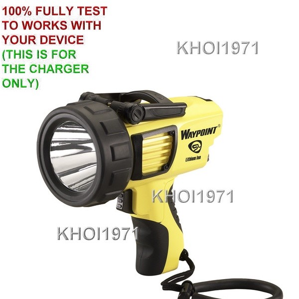 CAR charger adapter for RECHARGEABLE Streamlight Waypoint 44909 ...