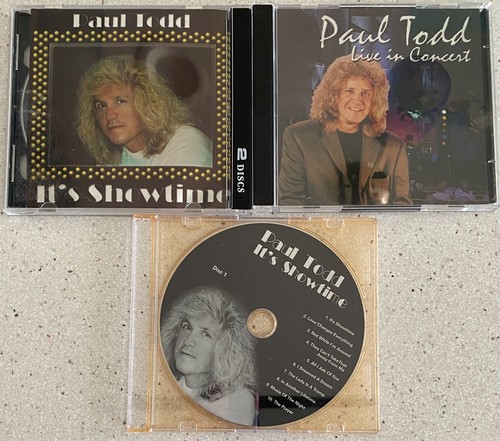 Lot of 3 Paul Todd Music CDs - Live in Concert - It's Showtime - Songs ...