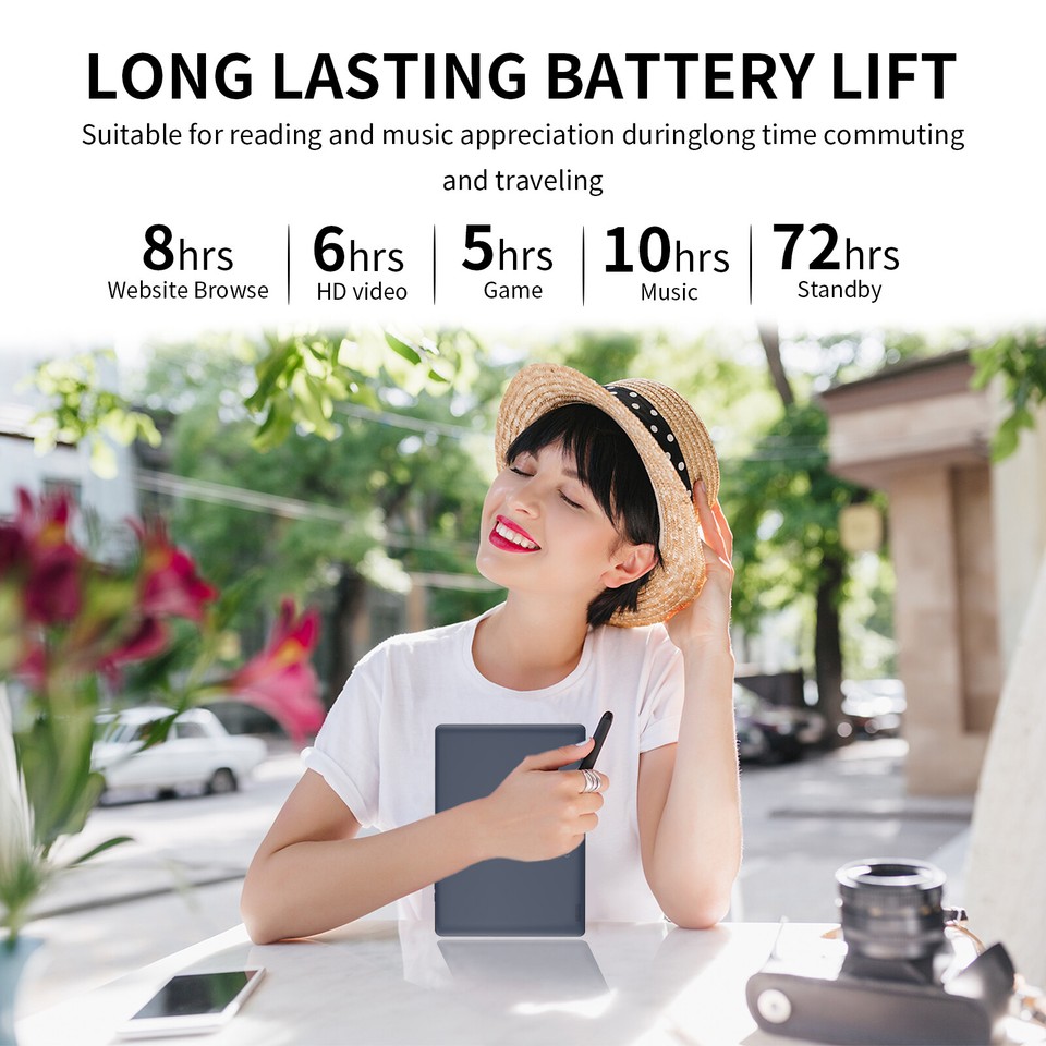 PRITOM Tablet PC 10 inch Android Pad 32GB ROM Quad Core Dual Camera New ...