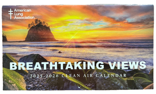 2026 Mini Half-Size Wall Calendar American Lung Assn 16 Mo ...