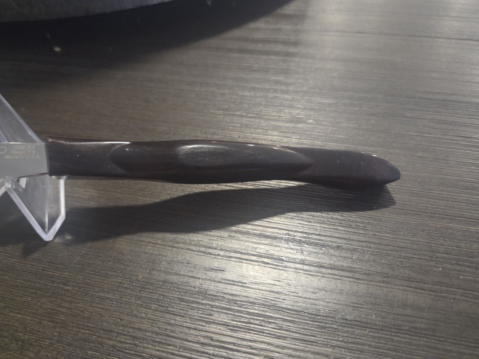 Cutco 1759 KV Table Knife Brown Swirl Handle Serrated Made In USA | eBay