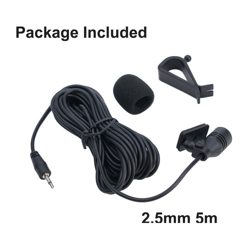 Auto Mikrofon Radio GPS DVD Externes Mikrofon 2,5mm Stecker 5m Kabel ...