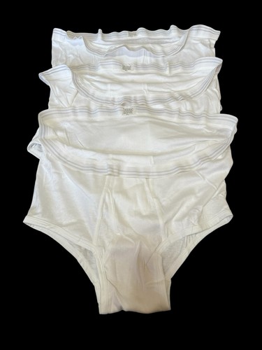 Vintage 3 PAIR Oakton SEARS UNDERWEAR Briefs 100% Cotton Made USA XL 42 ...