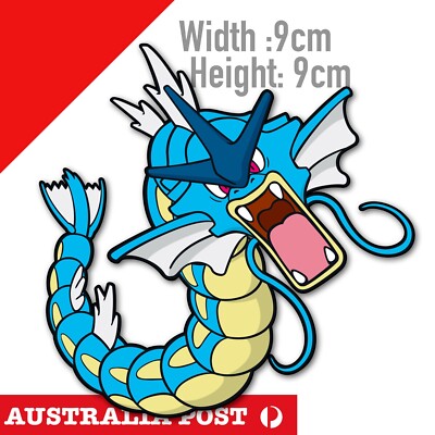 Gyarados Monster Pokemon JDM Laptop , Car Decal Sticker | eBay Australia