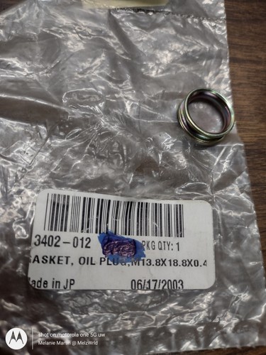 Arctic Cat # 3402-012 Gasket, Oil Plug , M13.8x18.8x0.4 | eBay
