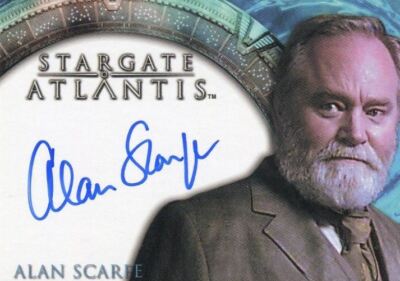 Stargate Atlantis Season One Alan Scarfe Autograph Card | eBay