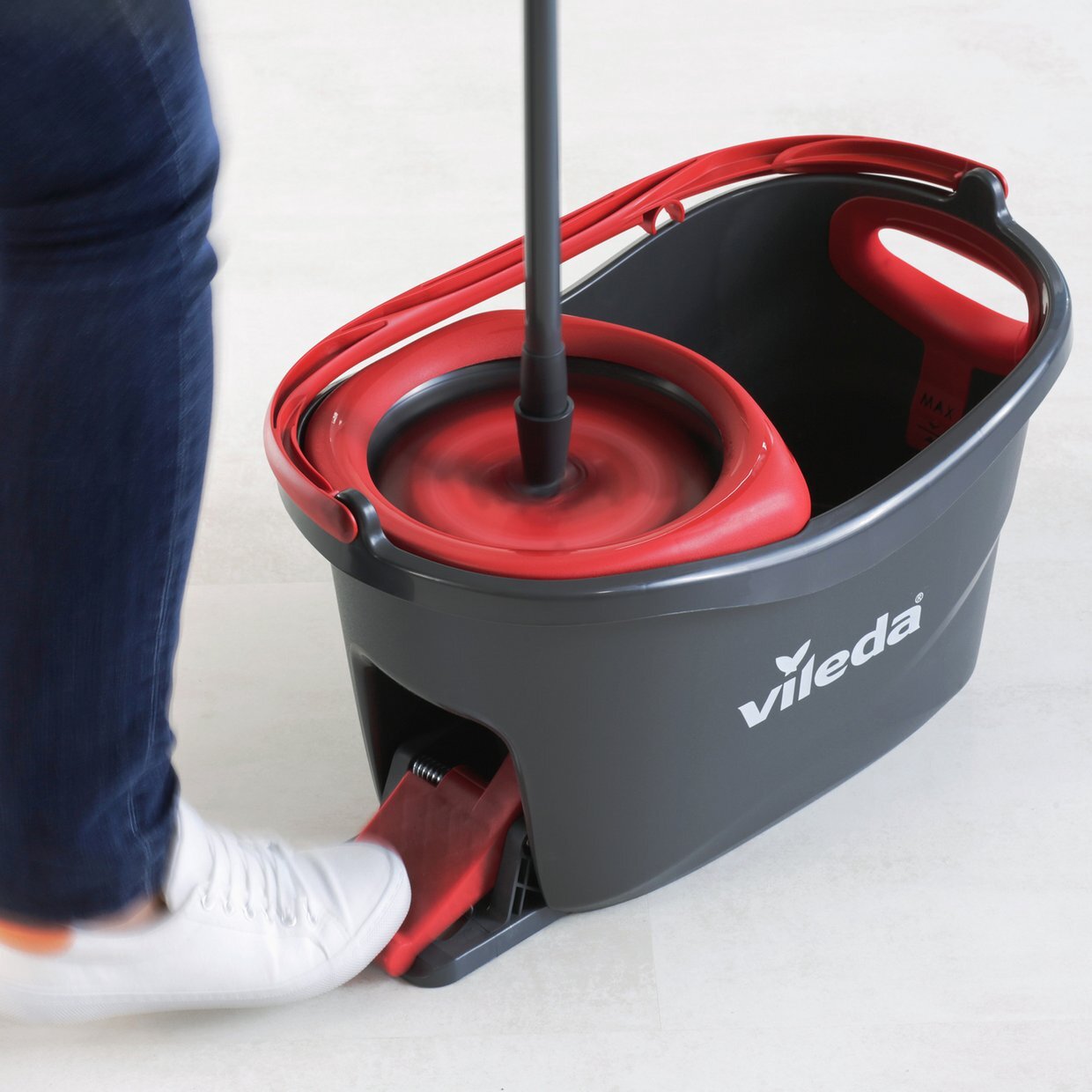Vileda Easy Wring & Clean Turbo Mop & Bucket Set (no mop head ...