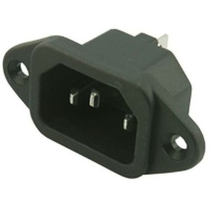 IEC MALE Chassis Mains Kettle Socket mounting 240V PLUG 10A CABLE | eBay