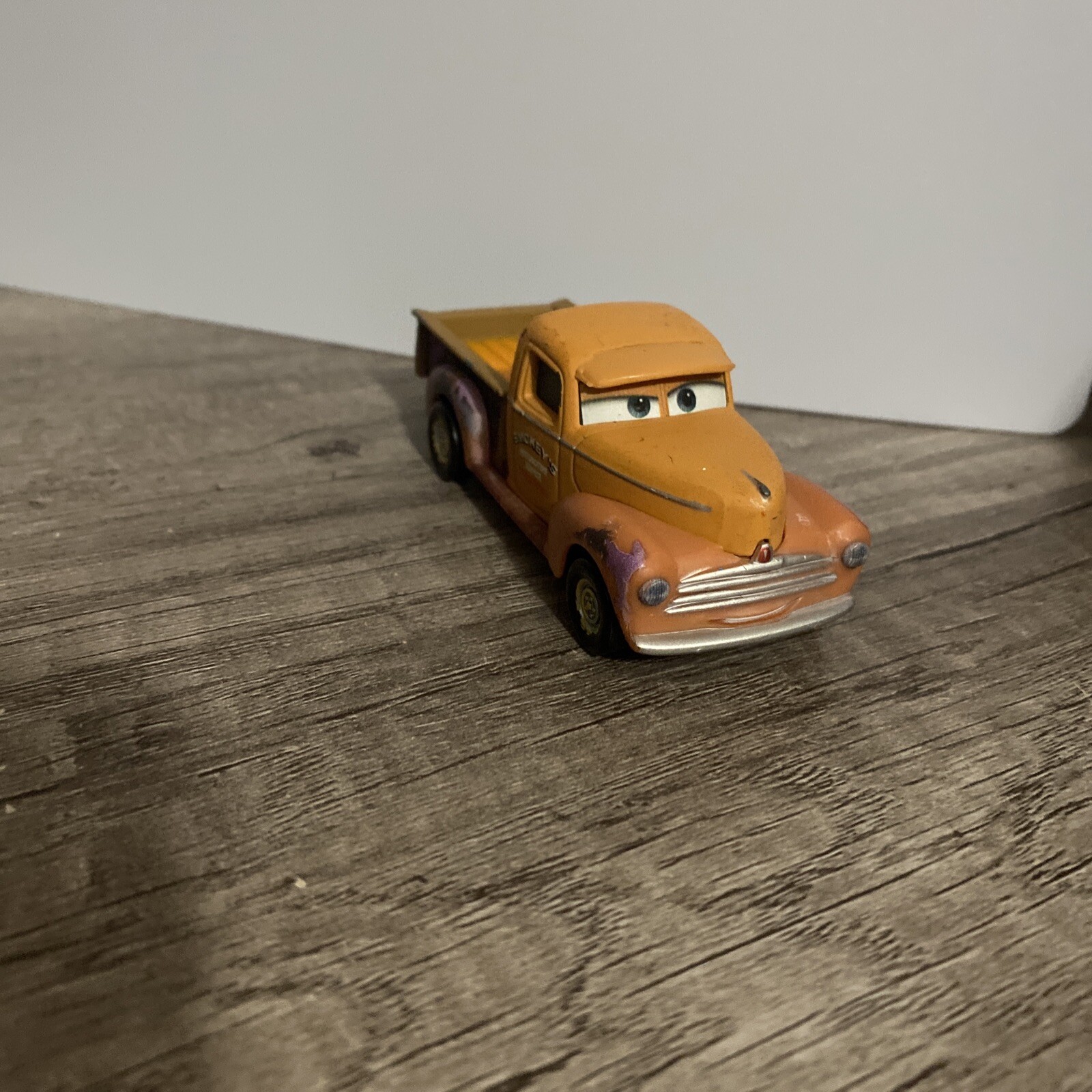 Disney Pixar Cars 3 Smokey Pickup Truck Diecast Metal 1:55 EUC Scale ...