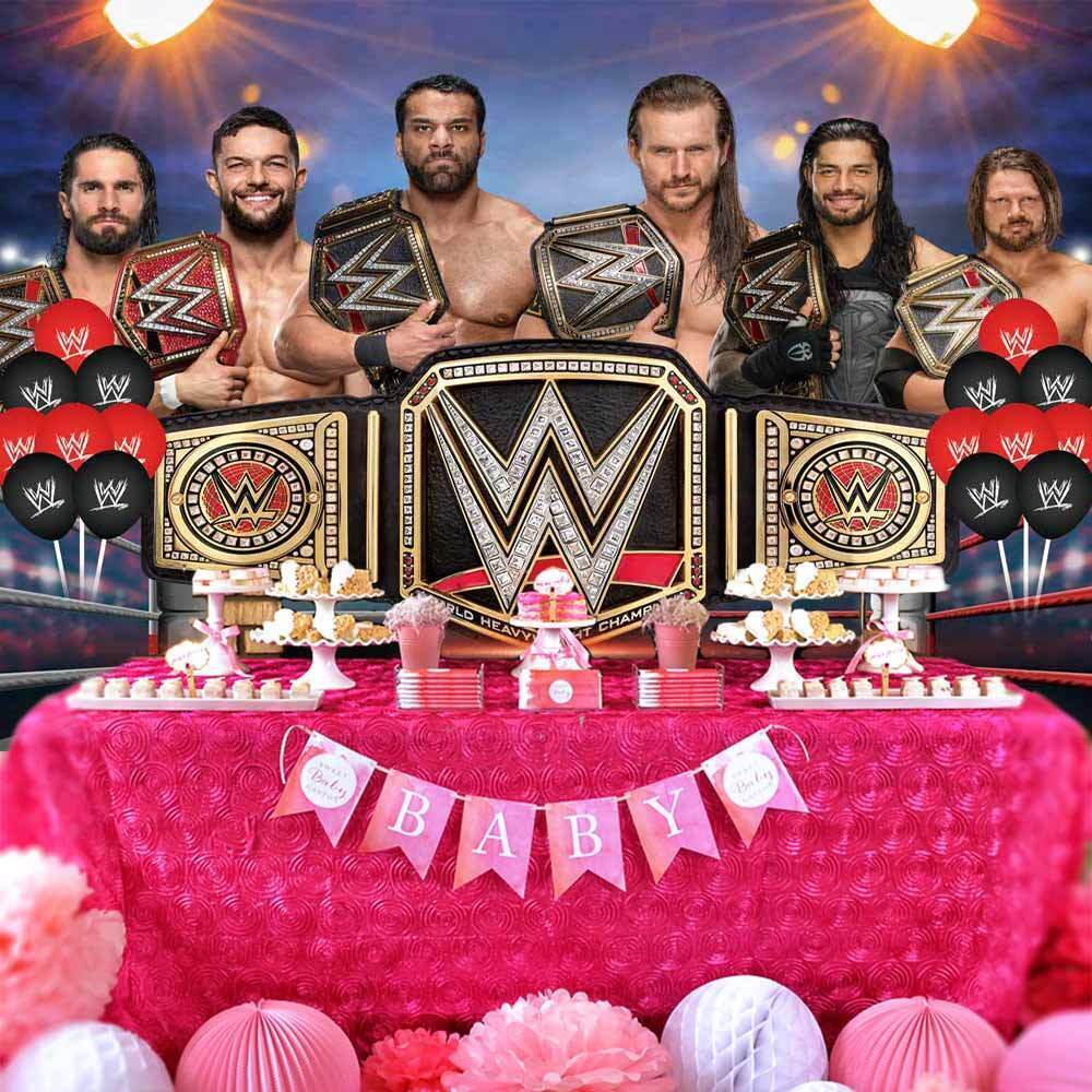 Wwe Wrestling Party Decorations Luchador Birthday
