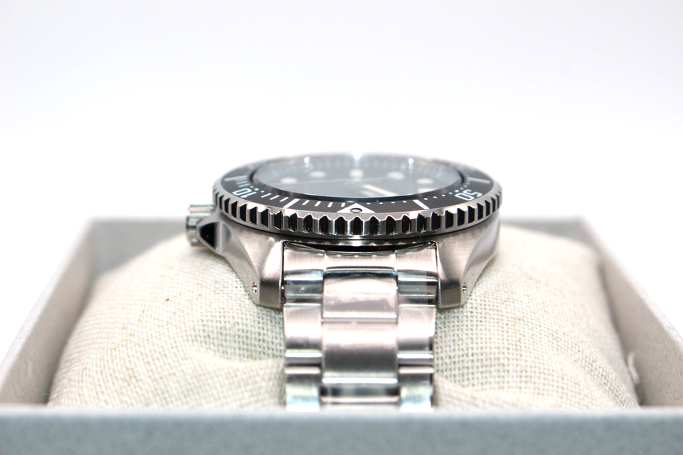 Seiko Prospex SBDJ063 Black Dial Diver Scuba Solar Stainless Watch New ...