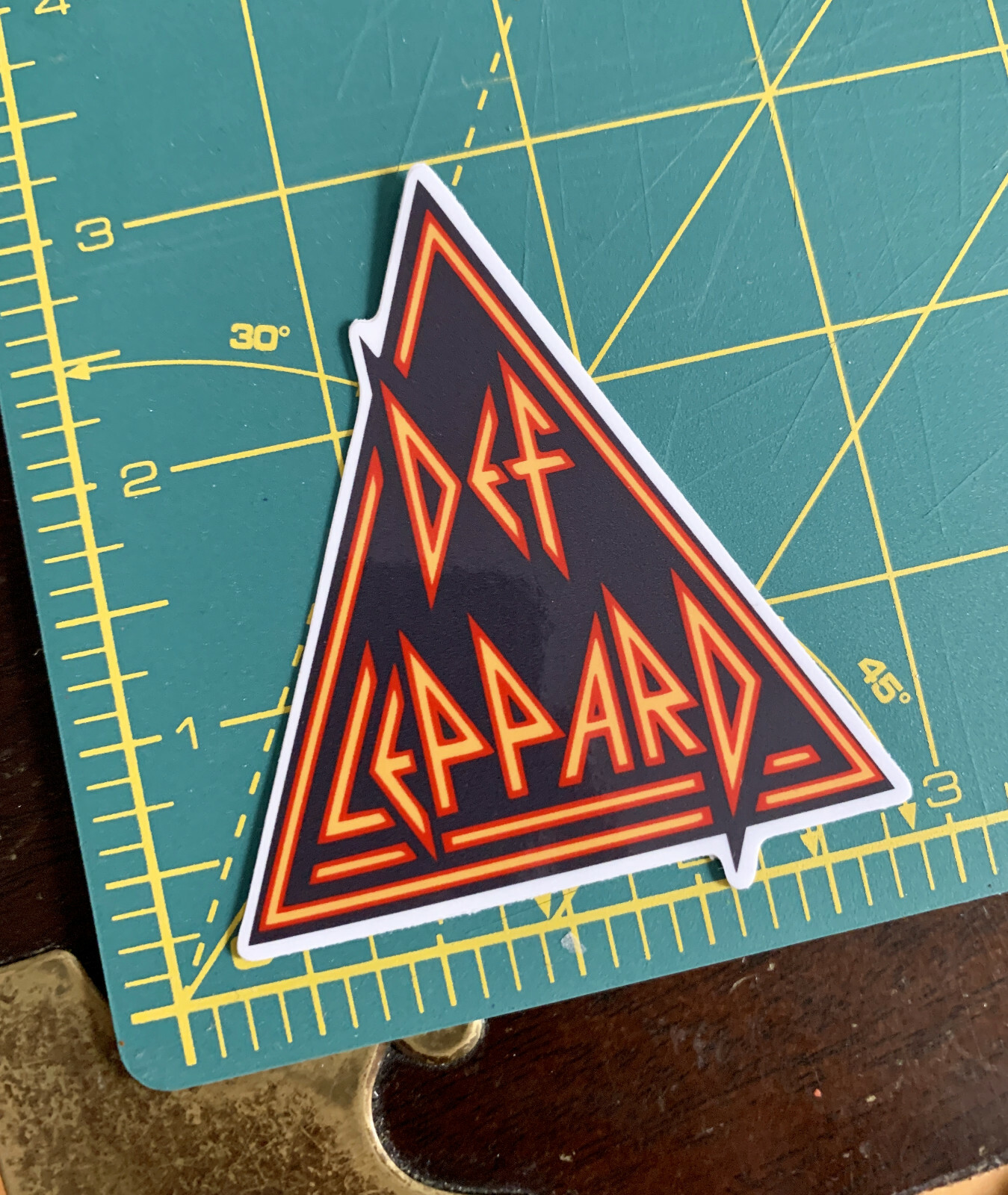 Def Leppard 3" Premium Quality Vinyl Decal Sticker Heavy Metal Rock Joe ...