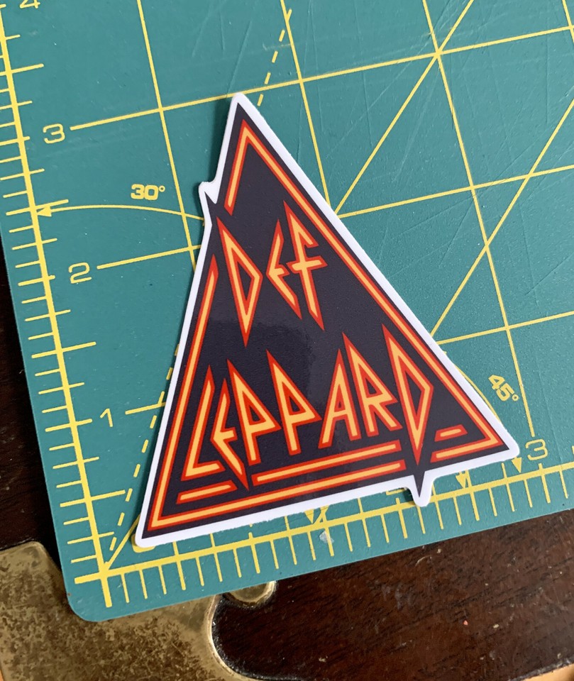 Def Leppard 3" Premium Quality Vinyl Decal Sticker Heavy Metal Rock Joe ...