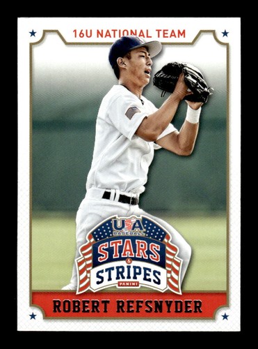 2015 Panini USA Baseball Stars & Stripes Robert Refsnyder #84 | eBay