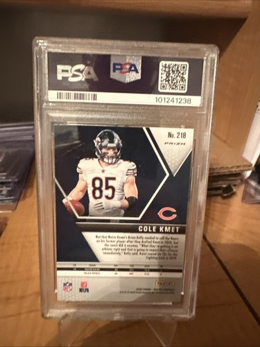 2020 Panini Mosaic Cole Kmet Genesis PSA 9 Chicago Bears Rookie | eBay