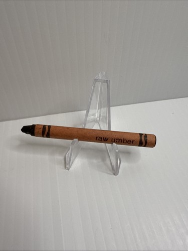Crayola Crayon - Raw Umber - Binney & Smith Made in USA 1997 Rare ...