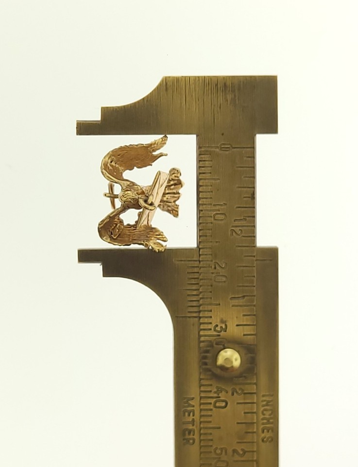 3D Letter Carrier Pigeon Bird Slider Charm Pendant 14K Yellow Gold | eBay