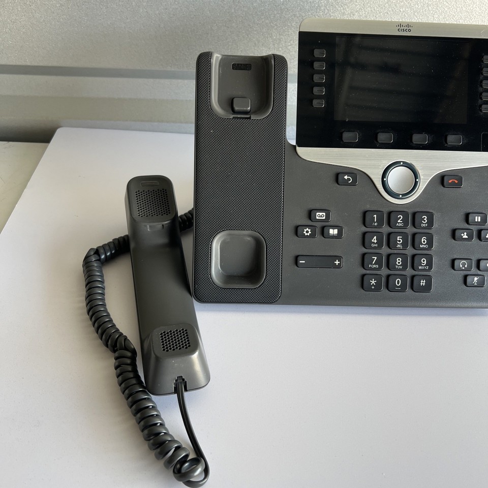 Cisco 8841 CP-8841-K9 IP Phone - Charcoal w/ Cord, Handset And Stand | eBay