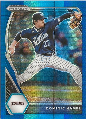 2021 Panini Prizm Dominic Hamel Blue Prizm SP RC #PDP81 | eBay