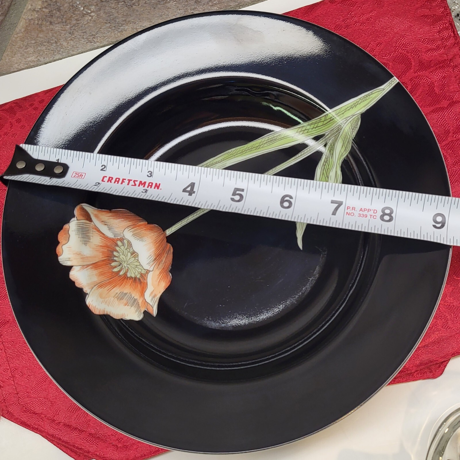 Vintage Fitz and Floyd Midnight Poppy Soup Bowl 9 1/8" year 1979 | eBay