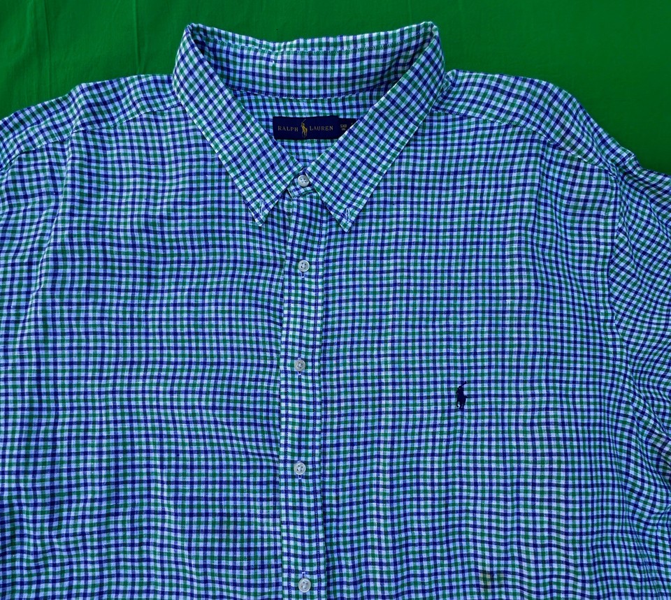 Lot of 6 Vintage Ralph Lauren Men's Button Up Shirts Size 5XB. | eBay