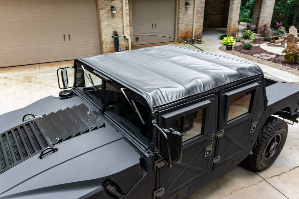 HMMWV 4 Man Soft Top conversion kit w C pillar bows rails Humvee | eBay