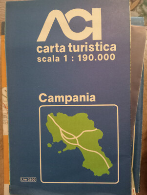 ACI Carta turistica Campania scala 1: 190.000 | eBay