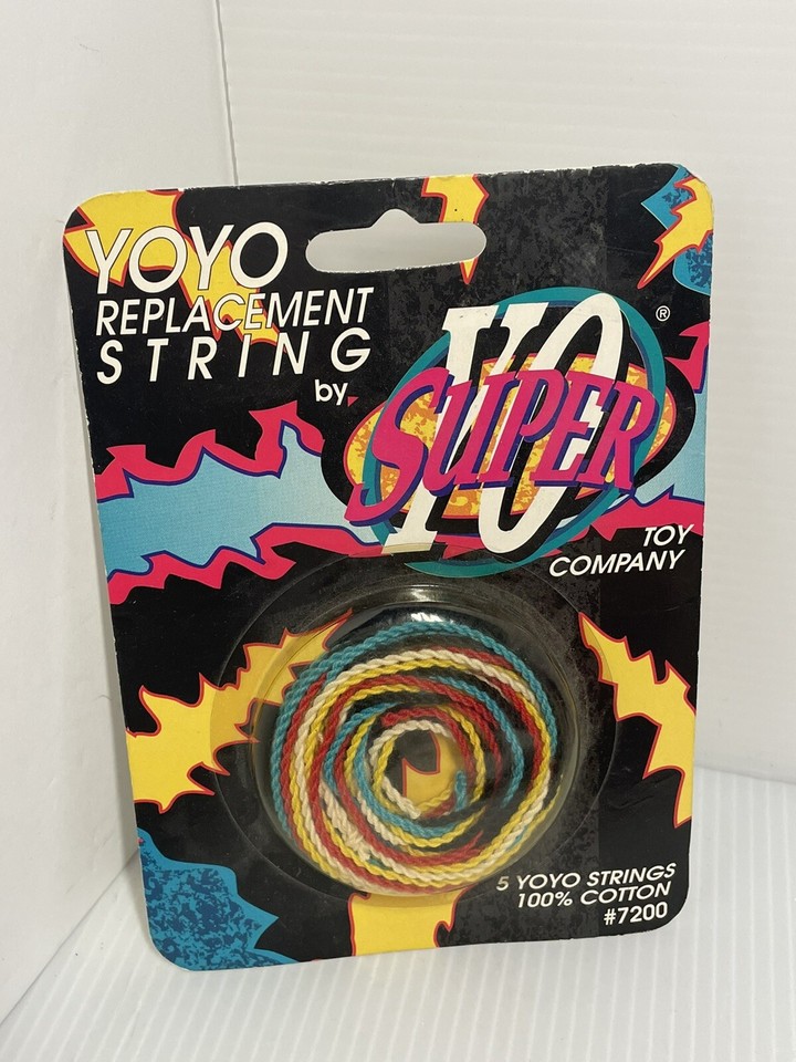 New in package vintage yoyo yo-yo replacement strings multi colored | eBay