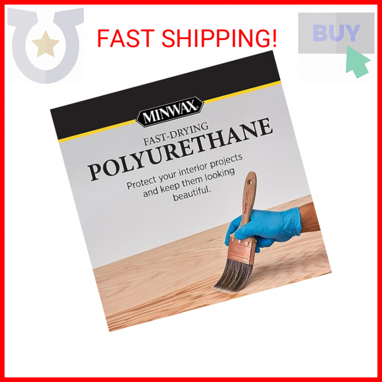 Minwax Fast Drying Polyurethane Spray, Protective Wood Finish, Clear ...