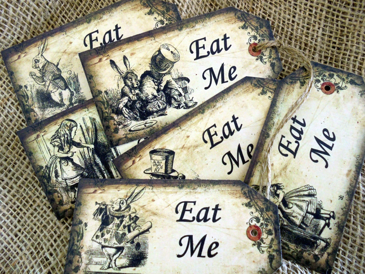 Eat Me Alice In Wonderland Tags