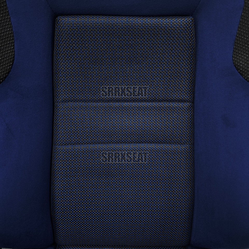 Authentic Recaro SR3 Blue Wildcat Front Seat Trim | Faux Leather ...