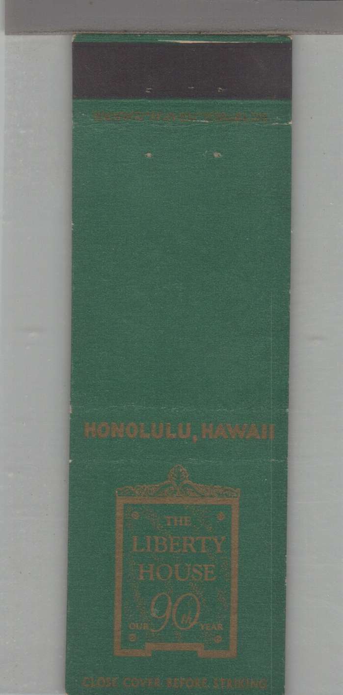 Matchbook Cover - Territory of Hawaii The Liberty House Honolulu, HI | eBay